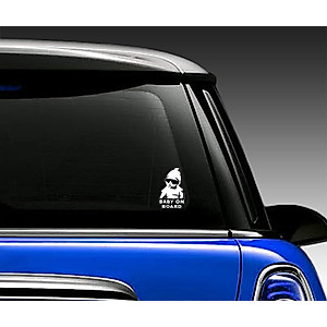 2 x Vinyl Self-Adhesive Funny Stickers Hangover Baby on Board Decal Car Window Auto B 167