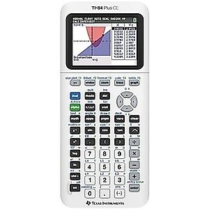 Texas Instruments TI-84 Plus CE Color Graphing Calculator, Bright White