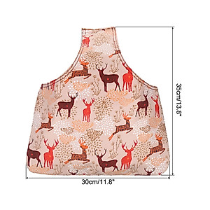 PATIKIL Yarn Storage Bag, Portable Crochet Knitting Bag Case Skein Ball Holder Organizer Crocheting Tote Wrist Bag for Sewing Craft Projects, Orange