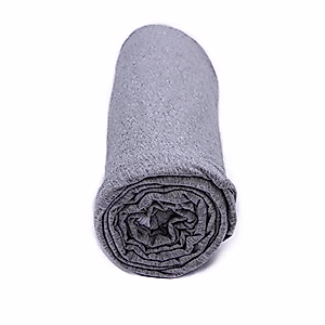 INSEN Pregnancy Body Pillow Jersey Cover,C Shaped Full Body Pillow Cover for Pregnant Women (Grey Jersey)