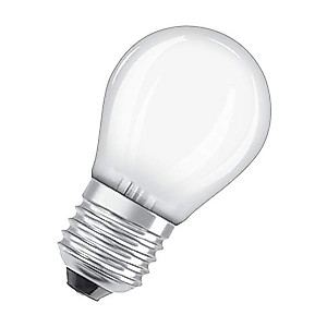 OSRAM LED lamp/Base: E27 / Warm White / 2700 K / 2.50 W/Replacement for 25 W Incandescent Bulb/Frosted/LED Retrofit Classic P [Energy Efficiency Class A++] / Pack of 10