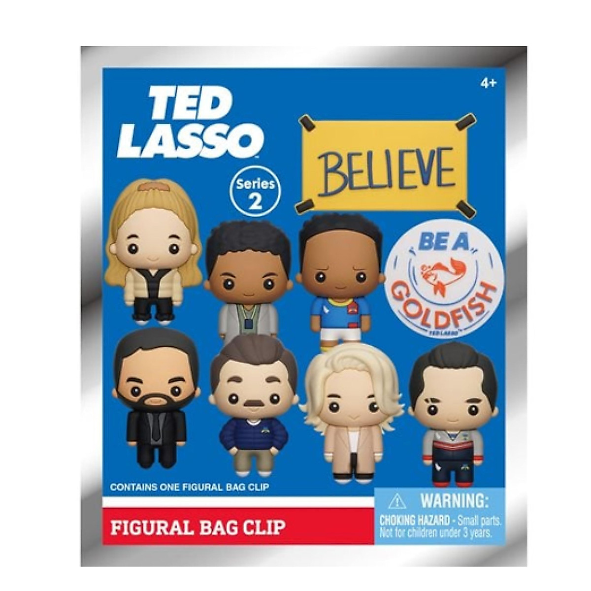 Monogram Ted Lasso Figural Bag Clip Series 2-3D Foam Figural Bag Clip in Blind Bag