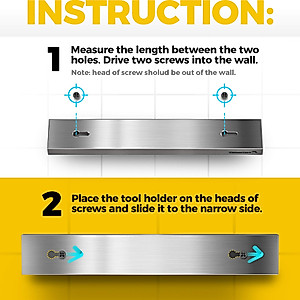 X-bet MAGNET Knife Magnetic Strip 12" Steel Magnetic Knife Holder for Wall, no Screws, Magnetic Knife Block Use as Kitchen Utensil Holder, Knife Bar, Knife Rack, Kitchen Organizer and Tool Holder