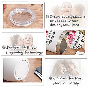 Godmother Gifts from Godchild, Thank You for Being My Godmother Wine Tumbler Promoted to Godmother Gift for Baby Pregnancy Announcement Christmas,12 oz Stainless Steel Coffee Mug with Lid Straw Brush