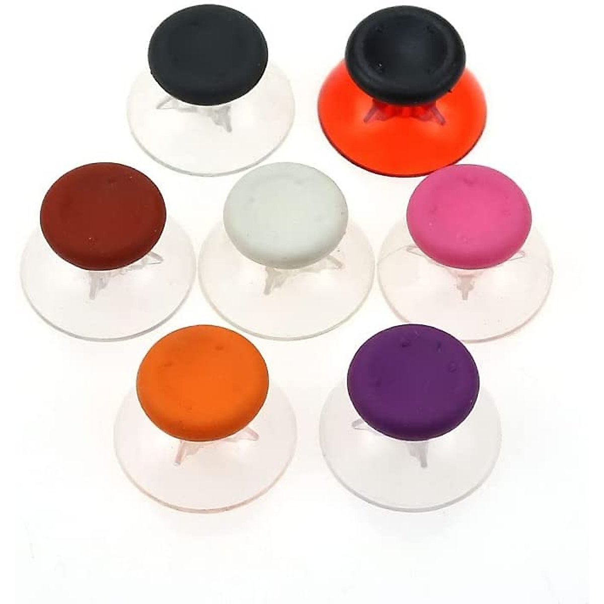 2PCS 3D Analog Joystick Grip Cap for Xbox 360 Xbox360 Mushroom Joystick Cap Controller Replacement (Pink)