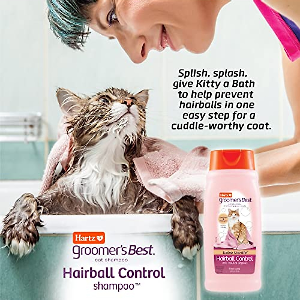 HARTZ Groomer's Best Hairball Control Cat Shampoo