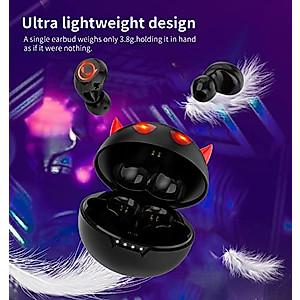 Togetface Wireless Earbuds,Bluetooth in Ear Headphone with Microphone Comfort&Lightweight Earphone with Noise Cancellation,3D Surround Stereo Bass,Long Life Portable Mini Charging Case for Sport