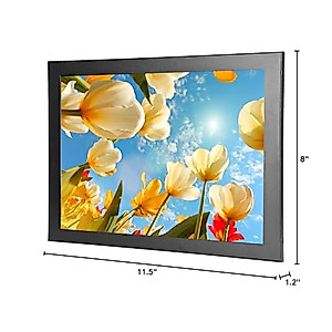 12.3 inch Portable Monitor, 16:9 Computer Display 2160x1440 Full HD IPS Screen, HDMI/VGA Gaming Monitor for Computers, Microscopes, DVDs, Camcorders(2K)