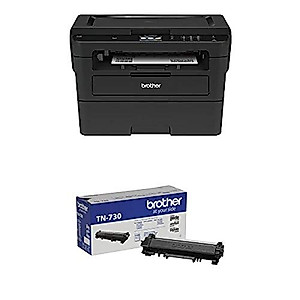 Brother Compact Monochrome Laser Printer, HLL2395DW with Standard Yield Black Toner