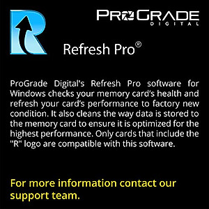 Prograde Digital SD UHS-II 256GB Card V60 –Up to 130MB/s Write Speed and 250 MB/s Read Speed | for Professional Vloggers, Filmmakers, Photographers & Content Curators
