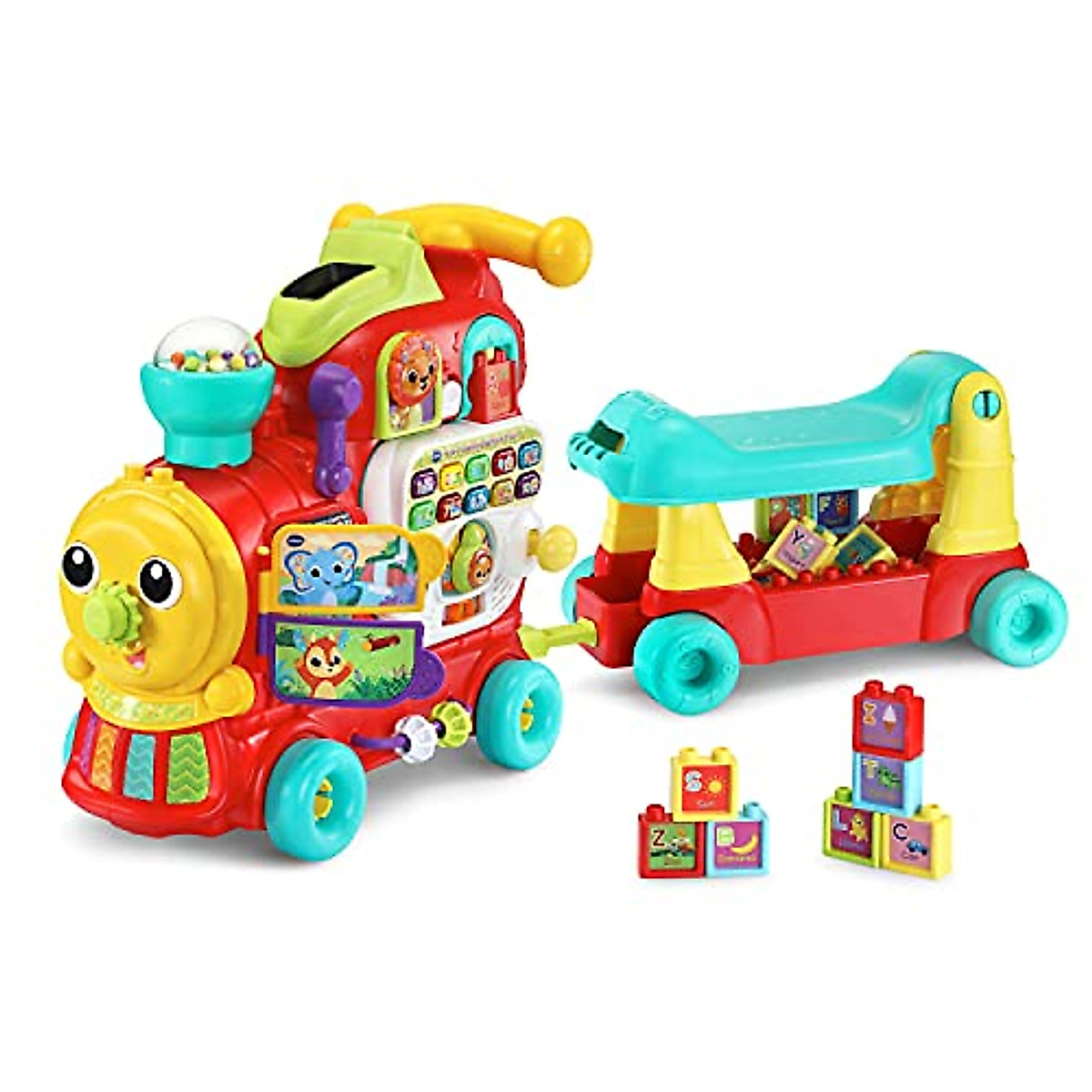 VTech 4-in-1 Letter Learning Train (Frustration Free Packaging), Red