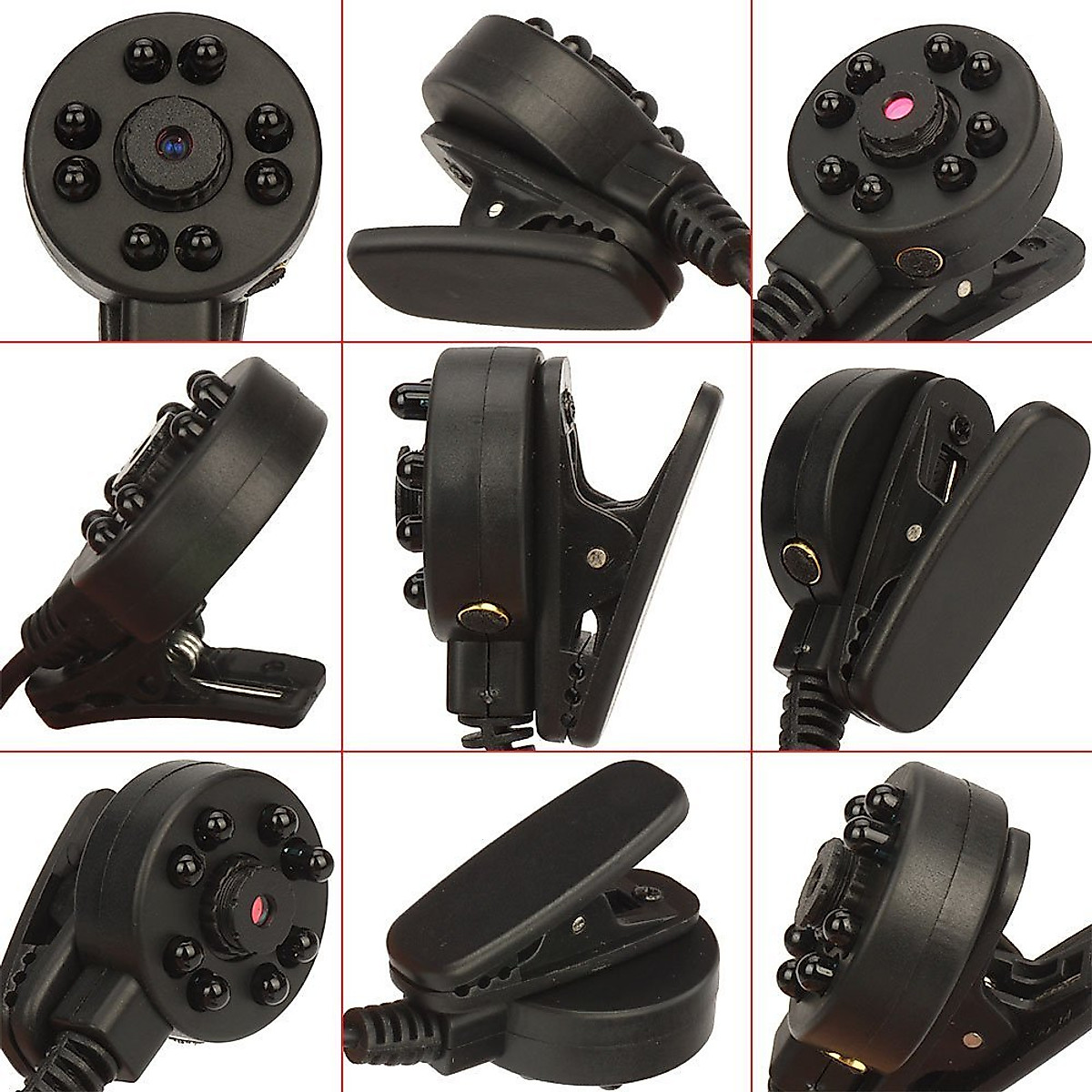 Vanxse® CCTV Mini Security Camera Hd 3.6mm 90degree 1000tvl 8PCS Infrared IR LEDs Night Vision Indoor/Outdoor Mini CCTV Surveillance Camera