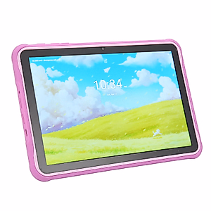 FOLOSAFENAR Tablet, 100‑240V Eye Protection 2MP 8MP Dual Camera WiFi 10 Inch HD IPS Screen Kids Tablet for Study (US Plug)