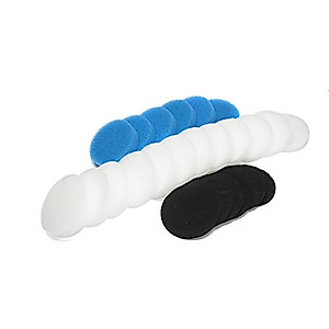 LTWHOME Value Pack of Carbon Filter, Coarse Filter and Fine Filter Pads Set Suitable for Eheim Classic 2213/250 2616131 (Pack of 24)