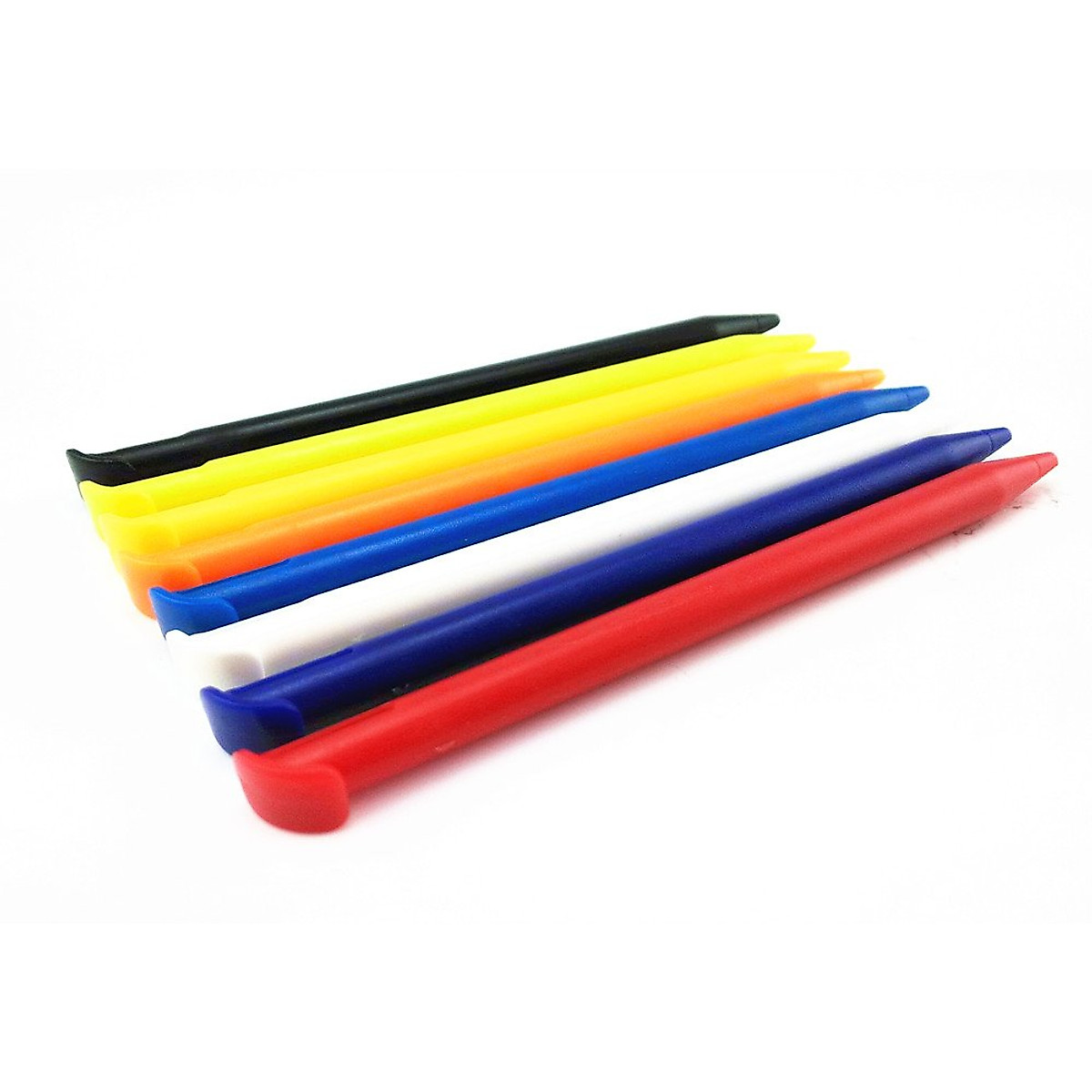 yueton Pack of 8 Colorful Plastic Replacement Stylus Touch Screen Pen Set, Compatible with Nintendo New 3DS XL, 3DS LL