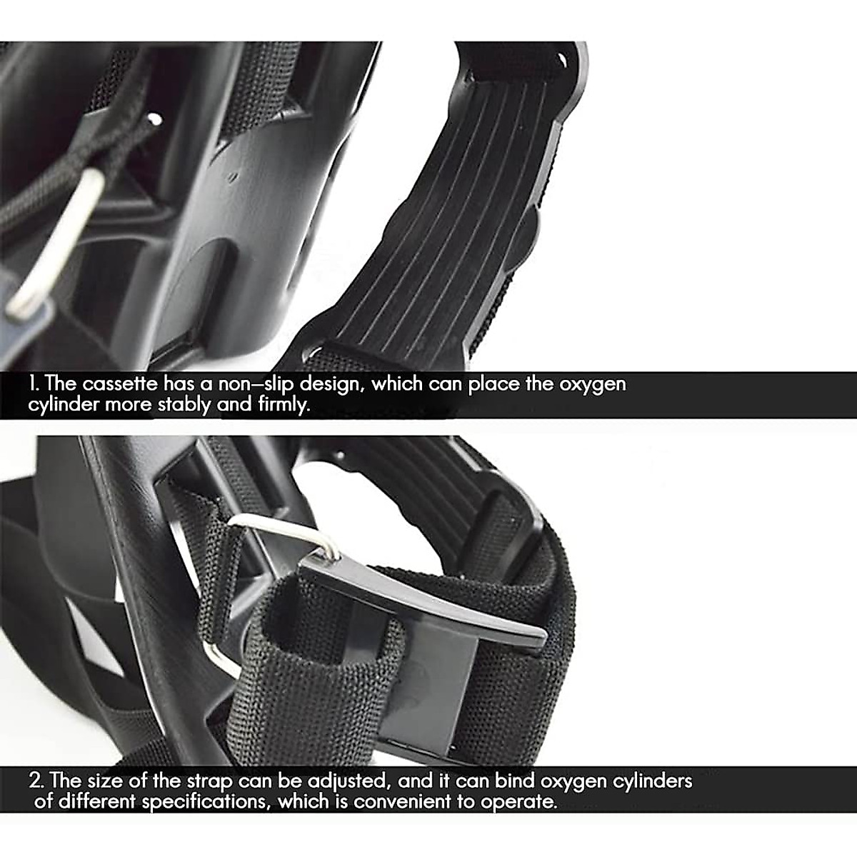 REHOC Diving Tank Backpack Scuba Tank Back Holder Diving Oxygen Holder Bracket for Under Diving