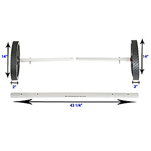 Sea Eagle EZ Cart - Chart Wheel System for Boats and Kayaks (Wide EZ Cart)