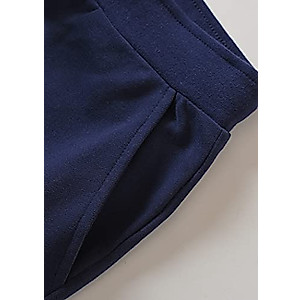 Weintee Women's Cotton Sweatpants with Pockets Plus Size Petite 2X Navy