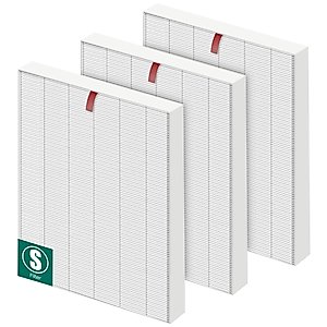 APPLIANCEMATES C545 Replacement Filter S for Winix c545 Air Purifier, Replace 1712-0096-00 2522-0058-00, 3-Pack H13 Ture HEPA Filters