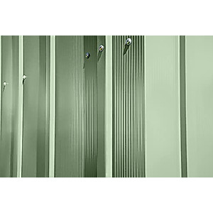 Arrow Classic Steel Storage Shed, 10x14, Sage Green