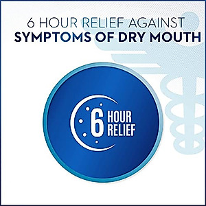 Oral-B Dry Mouth Oral Rinse Mouthwash, Moisturizing Mint, 16 Fl Oz
