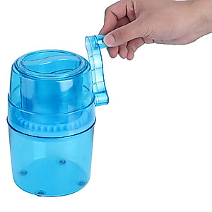 Portable Ice Maker, Ice Shaver, Shaved Ice Machine Manual Hand Crank Margarita Frozen Cocktail for Kids for Adults