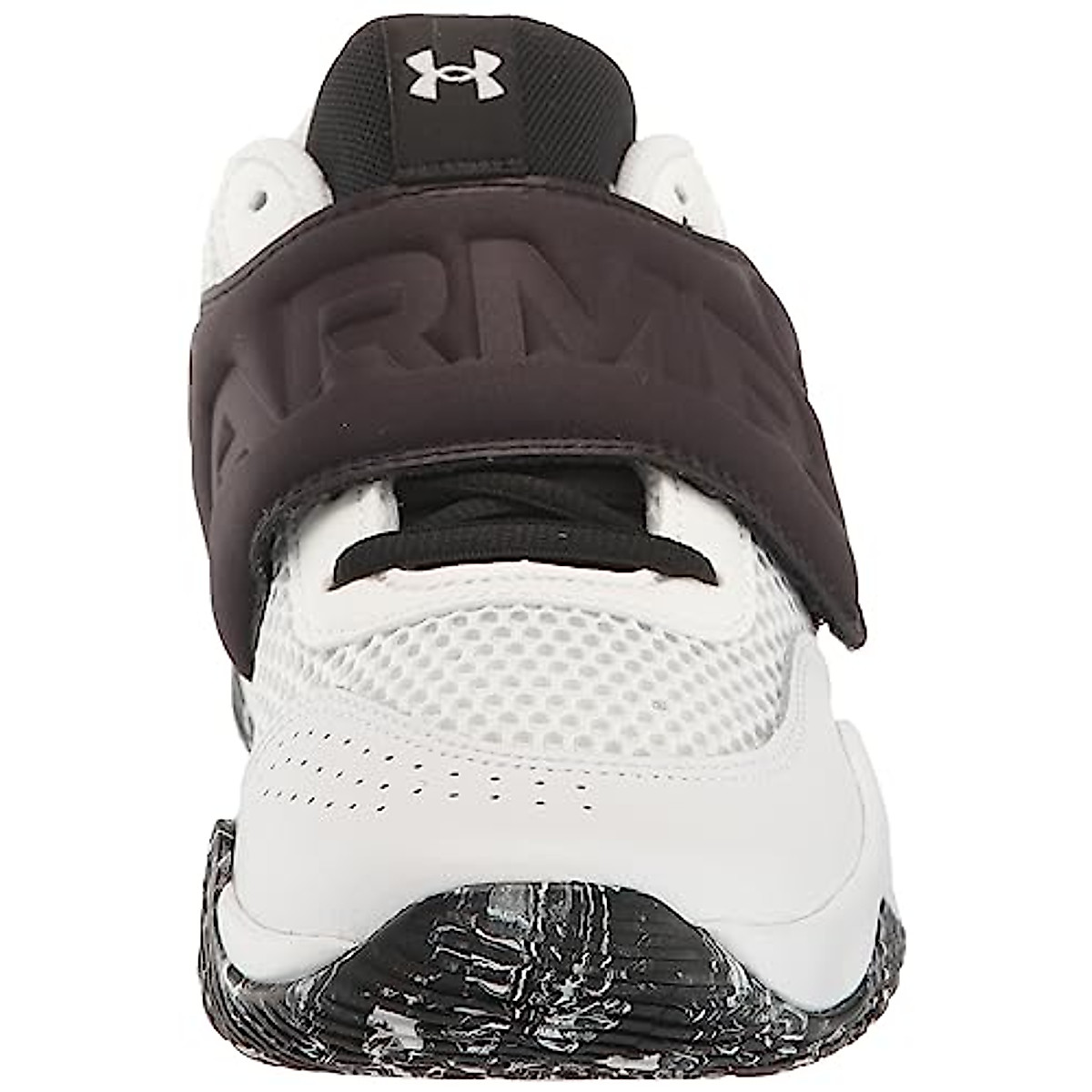 Under Armour Unisex Grade School Zone Basketball 2, (101) White/White/Black, 3.5, US