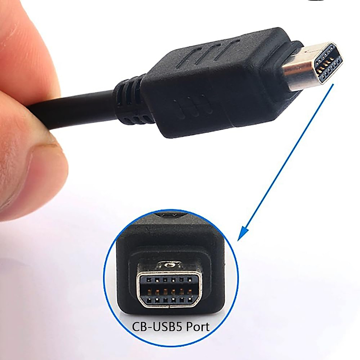 USB Camera Data/Charge Cable Cord Replacement CB-USB5/USB6/USB8 Battery Charger for Olympus TG Series TG 830 TG860 TG-2, TG-310, TG-320, TG-610,  C-170 C-180 C-480 C-500,Pen-E Series,Traveller Series