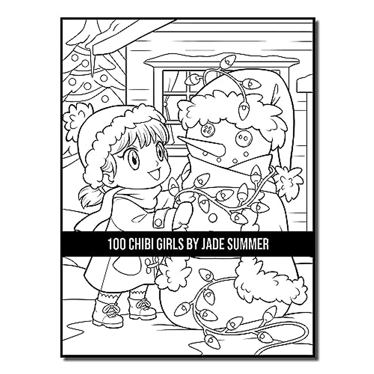 100 Chibi Girls: An Adult Coloring Book Collection with Cute Girls, Fantasy, Horror, Christmas, and More!