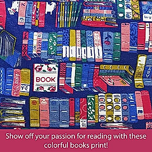 PGI Traders A Book Lover’s Tote Bag | 100% Cotton Canvas Carryall | Zip Closure | Flat Bottom | Metal Feet | Double Handles | Great Gift