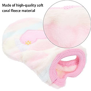 PATKAW 3pcs Clothes, Coats Cat- Clothing- Coat, Cartoon Flannel Shirt Cold Size Onesie Outfit Puppy Cute T Plush French Vest, Clothes Apparel Clothing, Clothing Jumpsuit Small