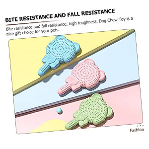 balacoo 3pcs Dog Toy Dog Bite Toys Dental Dog Chew Toys Dog Teething Toys Household Puppy Toy Portable Molar Toy Dog Teeth Cleaning Toy Compact Chewing Toy Dogman Toys The Dog TPR Lollipop