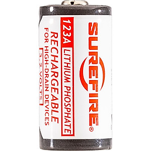 SureFire SFLP123 3V Lithium 450mAh 2 Pack Battery