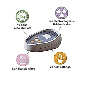 Beautyrest Plush Heated Blanket Pinsonic Quilt Super Soft Electric Throw, Controller with 10 Hours Auto Shutoff and 20 Heat Level Setting, King, Teal