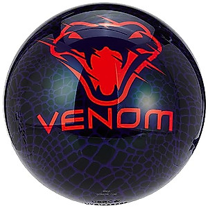 On The Ball Bowling Motiv Venom Spare Bowling Ball - Purple/Orange 12lbs