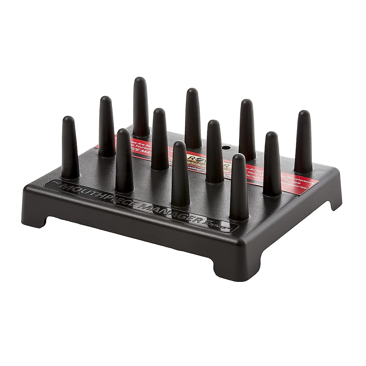 ROVNER Mouthpiece Manager for Displaying or Storing Saxophone and Clarinet Mouthpieces