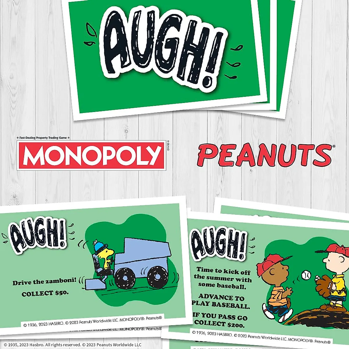 Monopoly Peanuts Board Game, Play as Snoopy on Sled, Baseball Cap, Kite Eating Tree & More, Officially Licensed and Collectible Monopoly Game Based On The Famous Comic Strip Peanuts