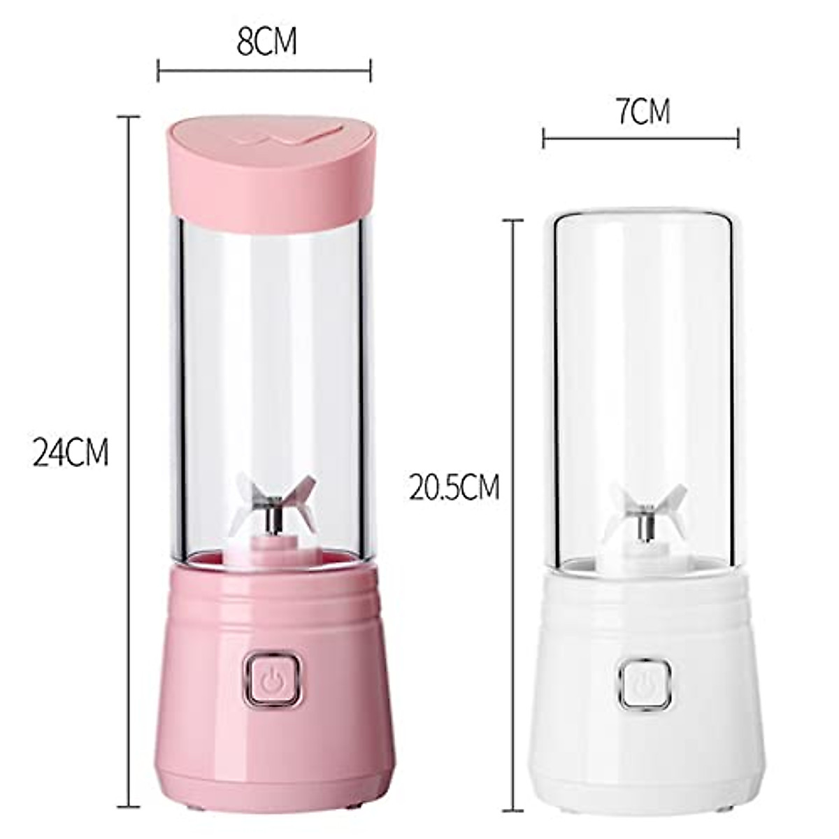 TANACC Portable Juice Blender Electric Mini Fruit Juicer Multifunction Portable Smoothie Blender Mixer USB Charging Juice Maker Machine Electric Juicer