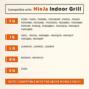 Smart Thermometer Probe for Ninja FG550/FG551 Smart XL 6-in-1 Indoor Grill with Air Fry, Replacement Meat Probe for Ninja Indoor Grill Accessories, 1 Pack