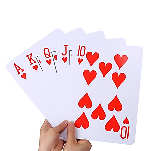 GAMELAND Super Jumbo Playing Cards (Humongous 8-1/4" x 11-3/4" Cards)