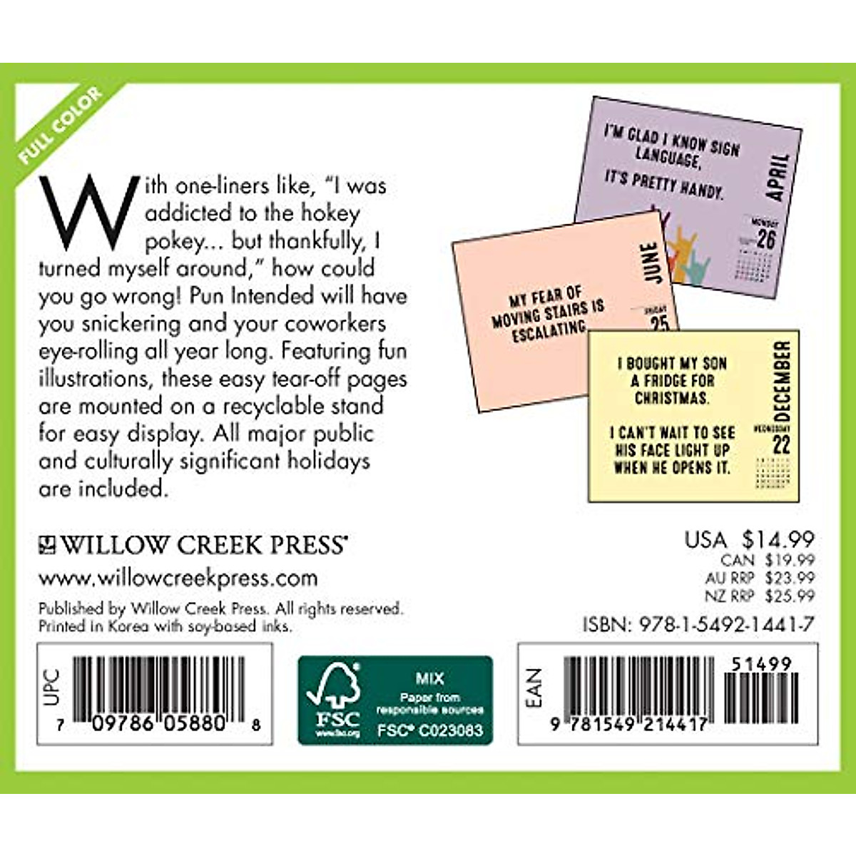 Pun Intended 2021 Box Calendar