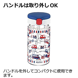 Richell Aqulea Outing Straw Mug 320ml Navy