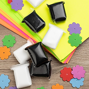 White Air Dry Foam Clay Total 8oz - Super Soft Modeling Clay for Kids Age 3-12, Ultra Light, Safe & Non-Toxic Molding Clay, Perfect for Arts & Crafts, Gift for Boys and Girls, 24-Set of 0.33oz Bags