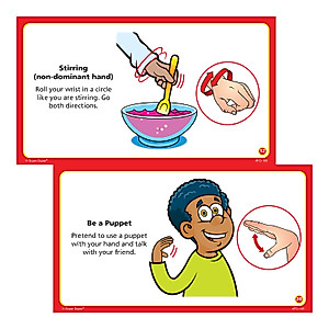 Super Duper Publications | Fine Motor Fun Deck | Hand Exercises and Prewriting Skills Flash Cards | Educational Learning Materials for Children