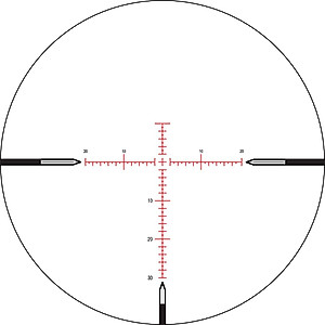 NIGHTFORCENXS 2.5-10x42mm F2 30mm Tube Durable Precise Accurate Black Gun Scope - ZeroStop Parallax Adjustable Second Focal Plane Illuminated Hunting Scope, Moar - 30 MOA (C458)