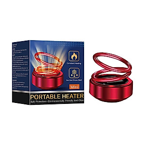 Zcargel Portable Dynamic Molecular Heater,Heated Glass Fan Defroster Mini Car Heater Solar Anti-Icing Tool Kinetic Heating Portable Kinetic Molecular Car Defroster For Car Living Room Bedroom