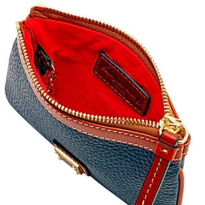 Dooney & Bourke Handbag, Pebble Grain Medium Wristlet - Blue