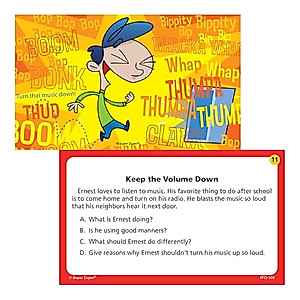 Super Duper Publications | Focus on Manners Fun Deck | Behavior and Social Skills Flash Cards | Educational Learning Materials for Children