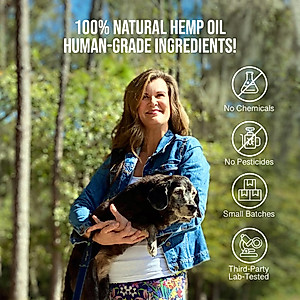 Hemp Dog Health - HEAL - Hemp Oil for Dogs - for Dog Seizure Relief, Autoimmune Conditions, & Cushing's - Add Dog Hemp Oil to Dog's Gums or Directly to Food - 100% Natural Ingredients