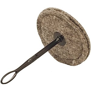 Flueblocker to Plug a 8" or 9" Round Chimney Flue – Chimney Sheep Wool Wood Stove & Fireplace Draft Stopper Plug Excluder – Save Energy Block Smell & Debris – Better Than Inflatable Pillow Balloon